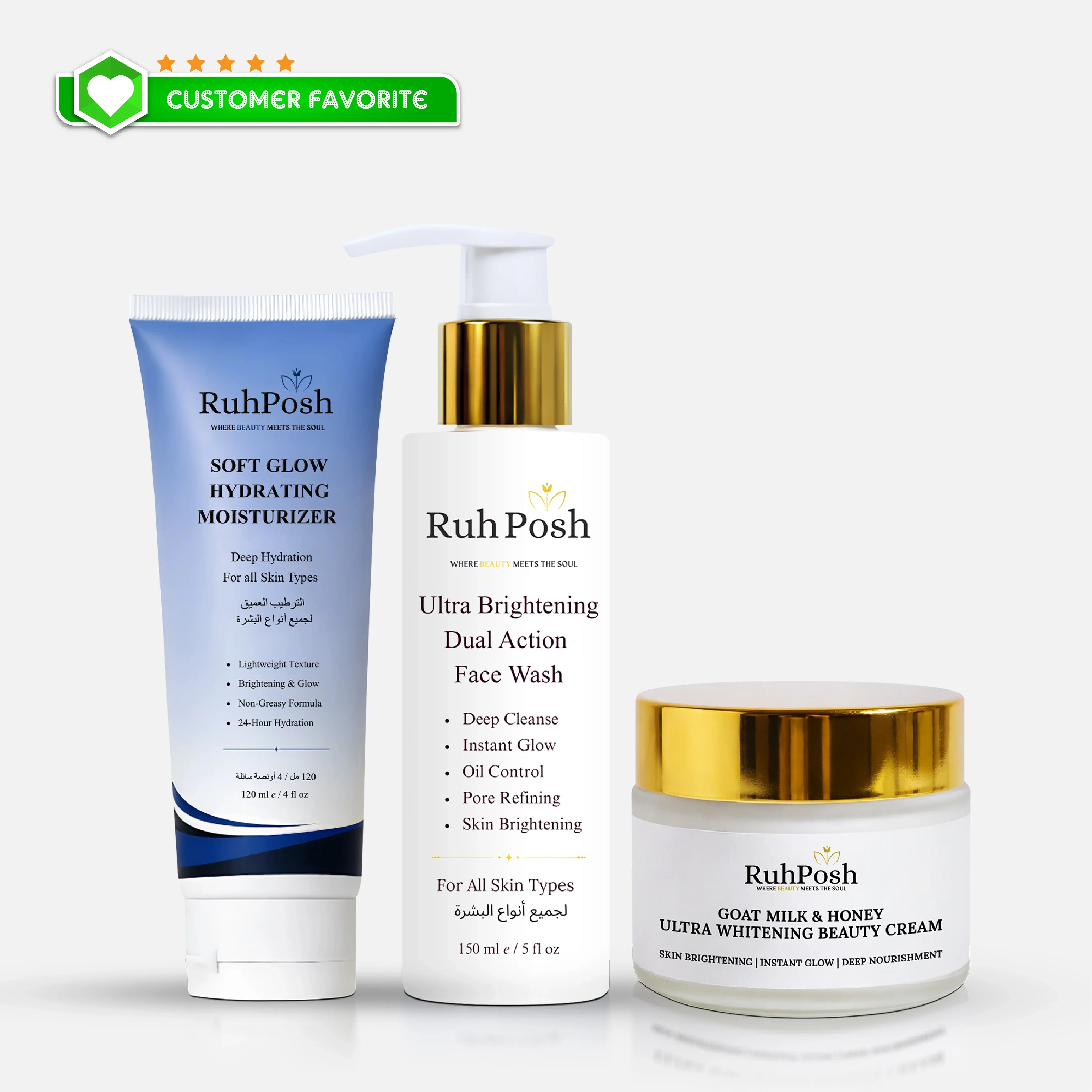 Daily Glow Complete Set – Ruh Posh
